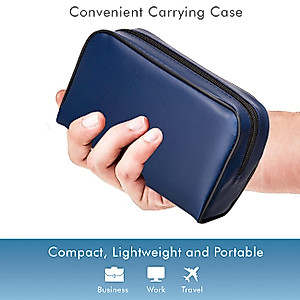 NOVAMEDIC Professional Pediatric Size Blood Pressure Machine and Stethoscope Set (Blue), Arm Cuff 7.2”-10.5”, Professional Aneroid Stethoscope BP Monitor for Emergency Medical Supplies +Carrying Case