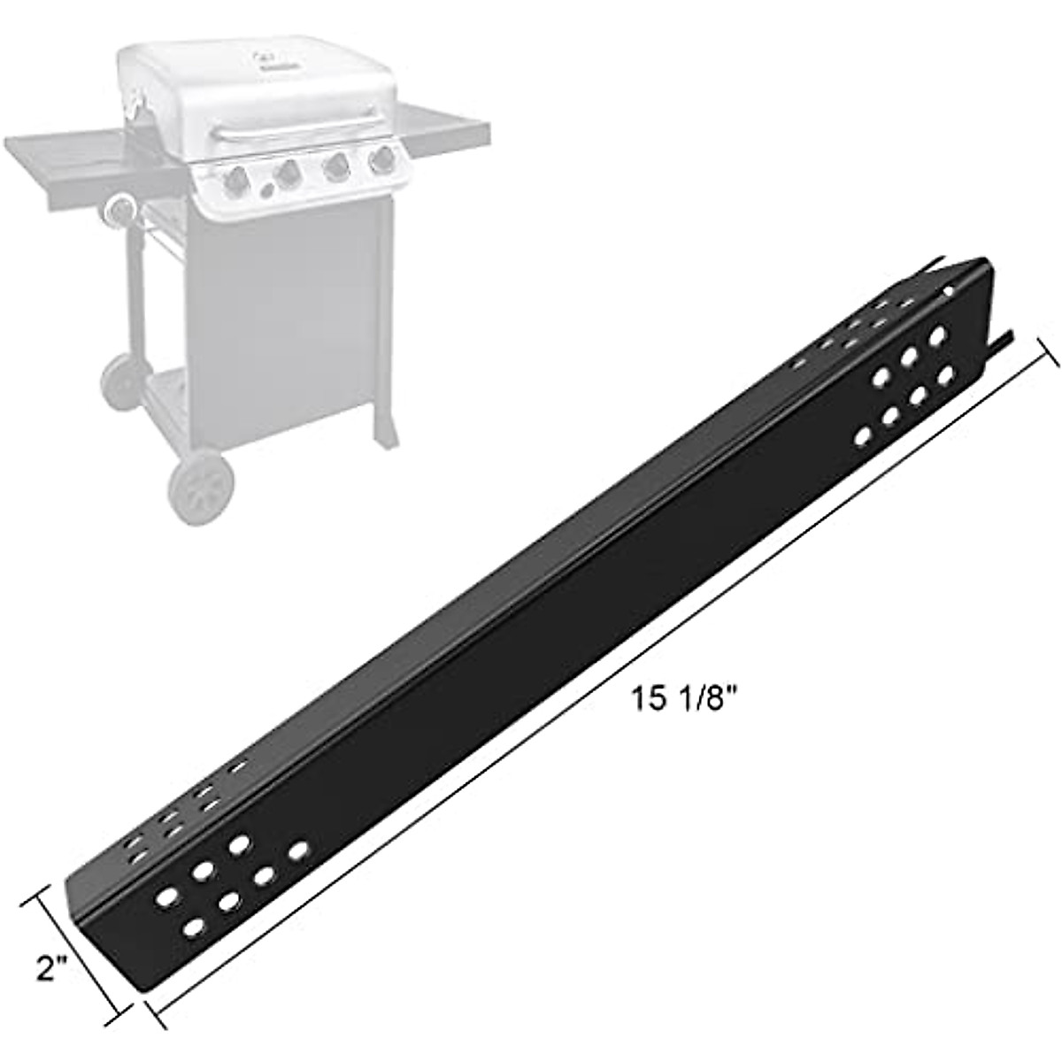 Grilling Corner Repair Kit for Charbroil Series 4 Burner 463240015, 463240115, 463343015, 463344015 Gas Grills Replacement Parts