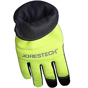 JORESTECH Fleece Lined Winter Work Gloves High Visibility Safety Touch Screen Technology Multipurpose (Large)