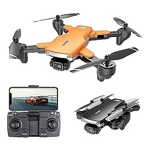 RKSTD Mini RC Drone With Camera - HD RC Drone For Kids, Fpv Adult Beginner RC Drone, One Button Takeoff/Landing, Gravity Sensor, Gesture Control, 3D Flip, Voice Control
