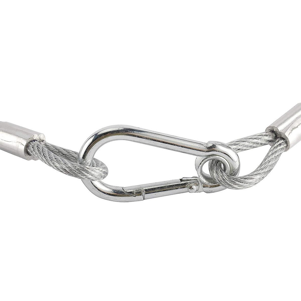 Stage Light Safety Cables, 25.5" Stainless Steel Safety Security Cable for Party Lights DJ Light Stage Lighting, Load 110lb, Pack of 20