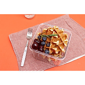 gotman Airtight Food Storage Containers with Lids Set | BPA-Free Meal Prep Container | Microwave, Freezer and Dishwasher Safe Leak-Proof | Kitchen Fridge Organizer Fruit Boxes(40.6 OZ)