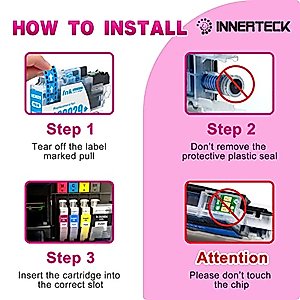 InnerTeck 3 Color Replacement for MFC-J6530DW J6930DW LC3019 XXL LC30193PK Cyan Magenta Yellow High Yield Ink Cartridges Work for Brother MFC-J6530DW MFC-J6930DW MFC-J6730DW MFC-J5330DW Printer