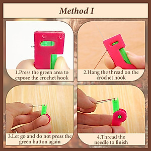 Automatic Needle Threader,New Sewing Machine Needle Threader,Sewing Needle Threaders,Plastic Needle Threaders,Automatic Needle Threading Device (3 PCS)