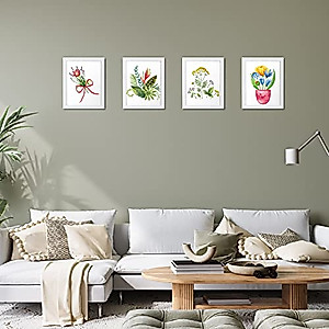 Lyeasw 8x10 Picture Frames White 12 Pack, Multi 8 by 10 Photo Frame for Wall Mount or Tabletop Display