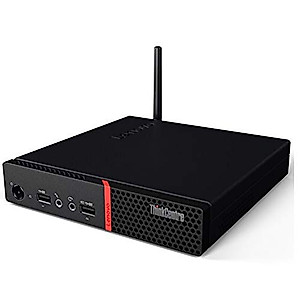 Lenovo Thinkcentre M715q Business Mini Tiny Desktop (AMD Ryzen 5 Pro 2400GE Quad Core 3.8GHz, 8GB DDR4 RAM, 256GB NVMe PCIe M.2 SSD) WiFi AC, Bluetooth, DisplayPort, Windows 10 Pro 64-Bit