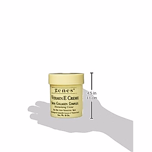 Genes Vitamin E Creme Swiss Collagen Complex Moisturizing Creme for Dry and Sensitive Skin 16 oz