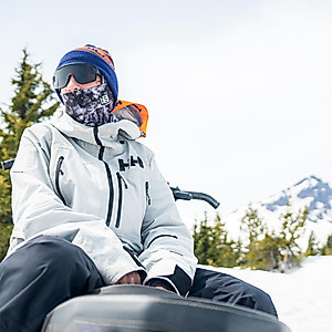 BLACKSTRAP Hood Balaclava Face Mask, Dual Layer Cold Weather Headwear for Men and Women (Tie Dye Black)