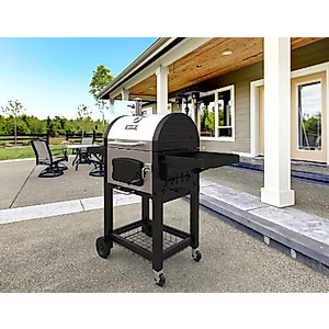 Dyna-Glo DGN405SNC-D Heavy Duty Stainless Charcoal charcaol Grill, Standard