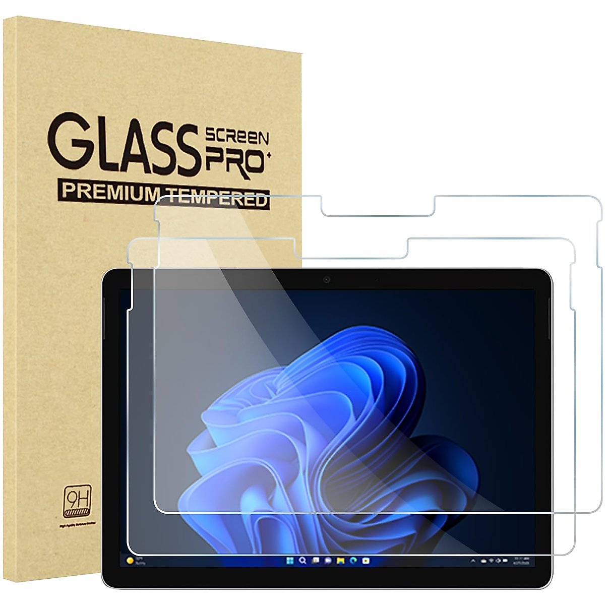 ProCase [2 Pack] Surface Go 4 2023/ Go 3 2021 / Surface Go 2 10.5" 2020 / Surface Go 10" 2018 Screen Protector, Tempered Glass Screen Film Guard for Surface Go 4/3/2/1 -Clear