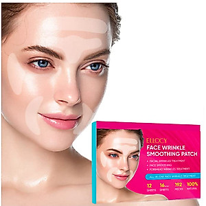 Ellocy Face Wrinkle Patches,192PCs Tape for Wrinkles Forehead Patches Anti Facial