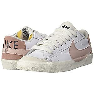 Nike Blazer Low '77 Jumbo Women's Shoes White/Rose Whisper/Pink Oxford (Women's, Numeric_9)