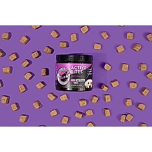 Active Bites - Joint and Hip Support Supplement- A Blend of Chondroitin, MSM, and Glucosamine in Each Tasty Chew - Small, Medium, and Large Dog Breed - Duck Flavor - by Best Friend's Essentials