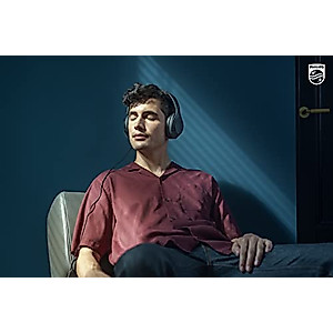 Philips H8506 Over-Ear Wireless Headphones with Noise Canceling Pro (ANC) and Multipoint Bluetooth Connection, 60 Hours Playtime, (TAH8506BK/00)