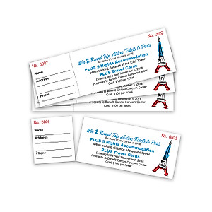 DocuGard Perforated Paper for Deposit Tickets, Raffle Tickets, and More, Tear-Away Stubs, 8.5 x 11, 24 lb, 4 Perfs, 500 Sheets, White (04289-1)