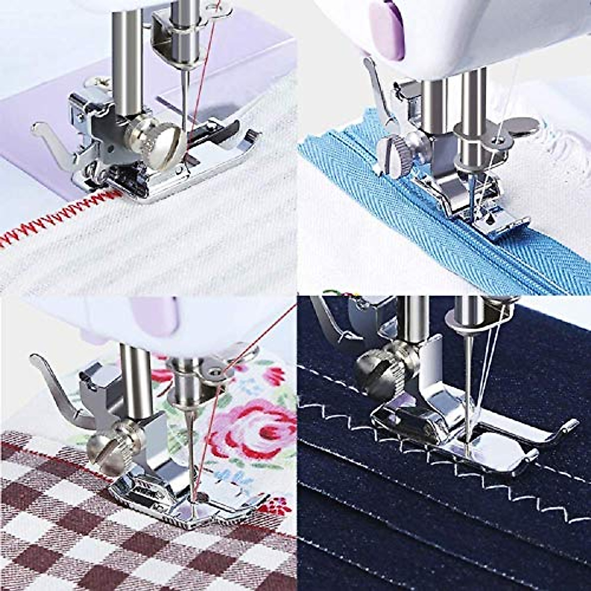 12 Stitch Multi-Function Sewing Machine, Household Sewing Machine, Electric Sewing Machine, Portable Sewing Machine,Double-line Two-speed Reverse Stitch