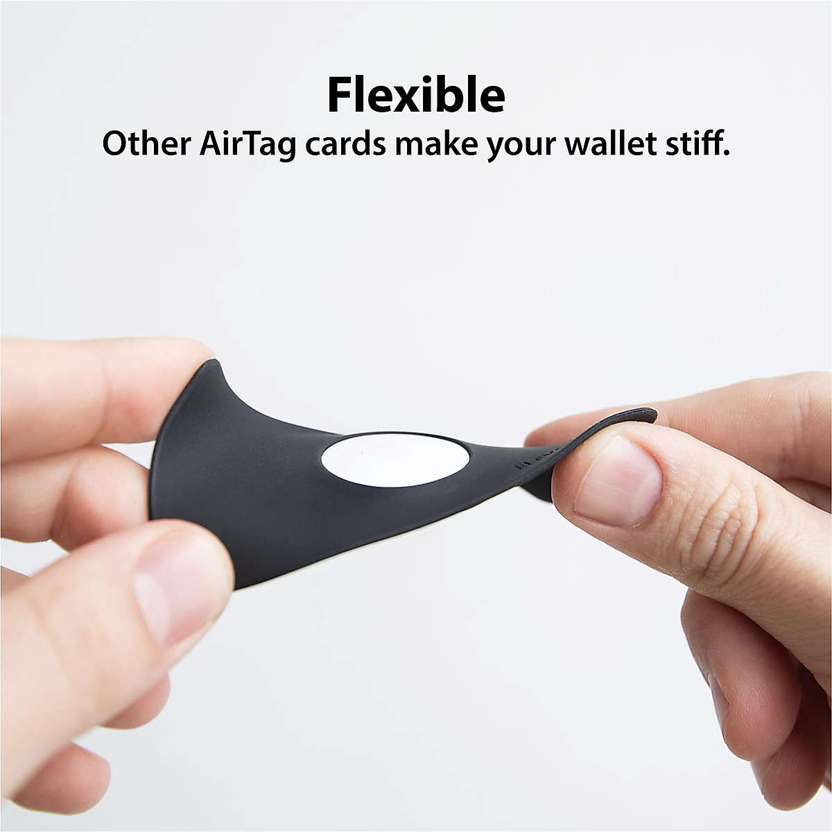 Elevation Lab TagVault™ AirTag Wallet Holder (2 Pack) - The Thinnest AirTag Wallet Card Insert | Flexible, Stays Hidden, Patent Pending