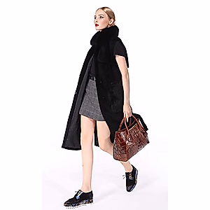 PIJUSHI Women Handbags Crocodile Purse Designer Top Handle Satchel Handbags For Women (5002A, Brown)