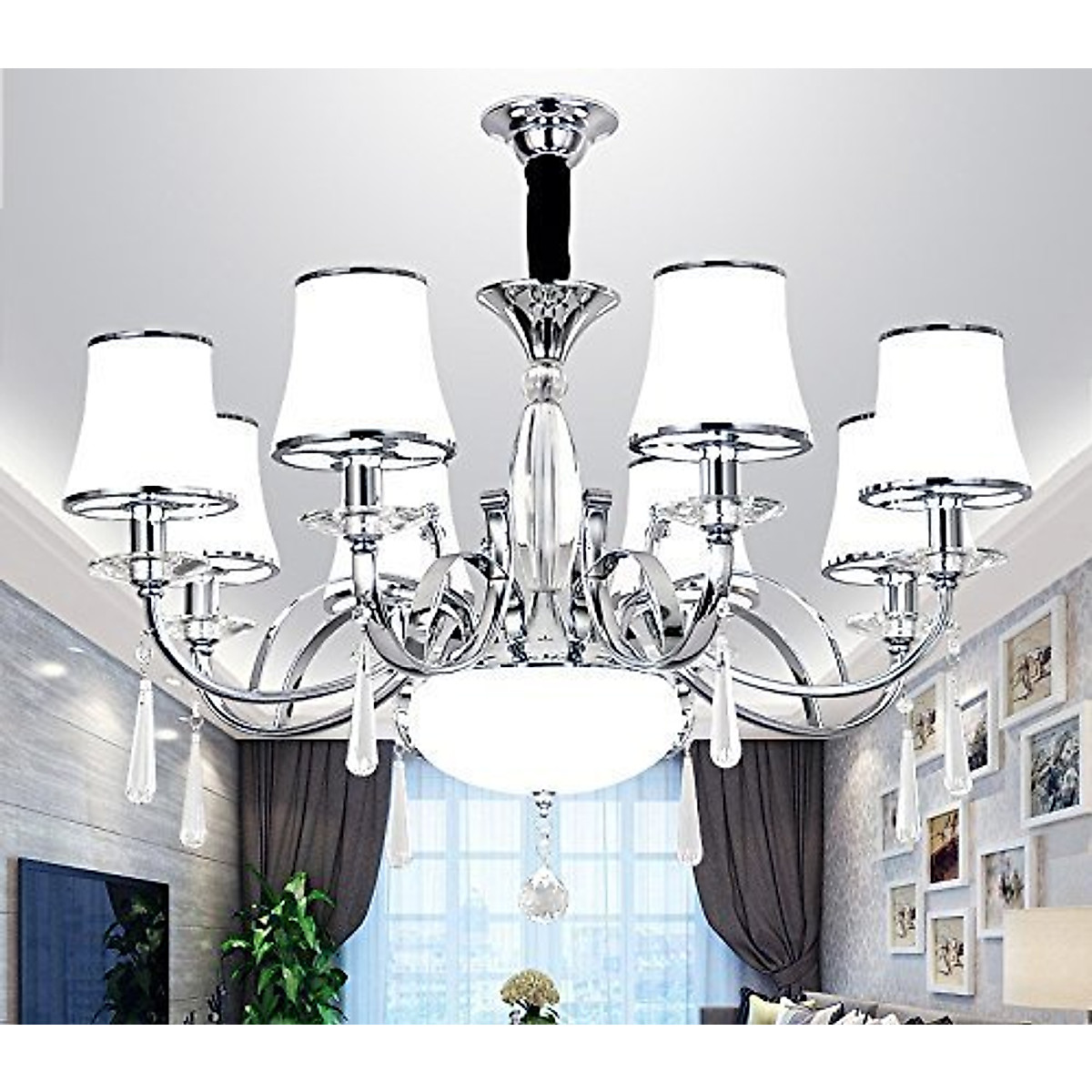 ziyidianzhi E11 LED Bulb Dimmable, 8W (75W 100W Halogen Bulbs Equivalent), Mini Candelabra Base, AC110V120V 130V, 6000K Daylight for Chandeliers Ceiling Fan Light, Pack of 4