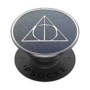 ​​​​PopSockets Phone Grip with Expanding Kickstand, PopSockets for Phone - Enamel Death Hallows Glitter
