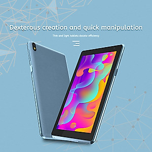 NOVOJOY Tablets 7 inch Tablet, 7” Display, 64 GB ROM, 2GB RAM Quad-Core Processor Android 11 WiFi Tablets Blue.