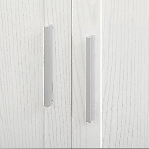 HOMCOM 63" Kitchen Pantry Storage Cabinet, 14-Tier Freestanding Kitchen Cupboard with 2 Doors, Adjustable Shelves for Living Room, Dining Room, White