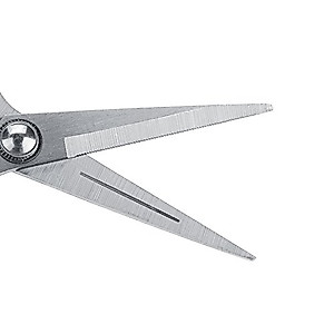 Pruner Stainless Steel,Garden Scissor, Fruit Tree Bonsai Gardening Pruning Shear Pruner Garden Snips Spring Tool(Straight)