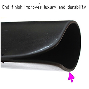 M-world Leather-Tone, Slip in, Slim Soft-case, Eye Glasses Case (Black