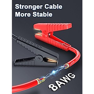 Jumper Starter Clamps Intelligent Automotive Emergency Booster Clamp Cables Replacement Alligator Clamp for 12V Portable Car Jump Starter (Clamp001)