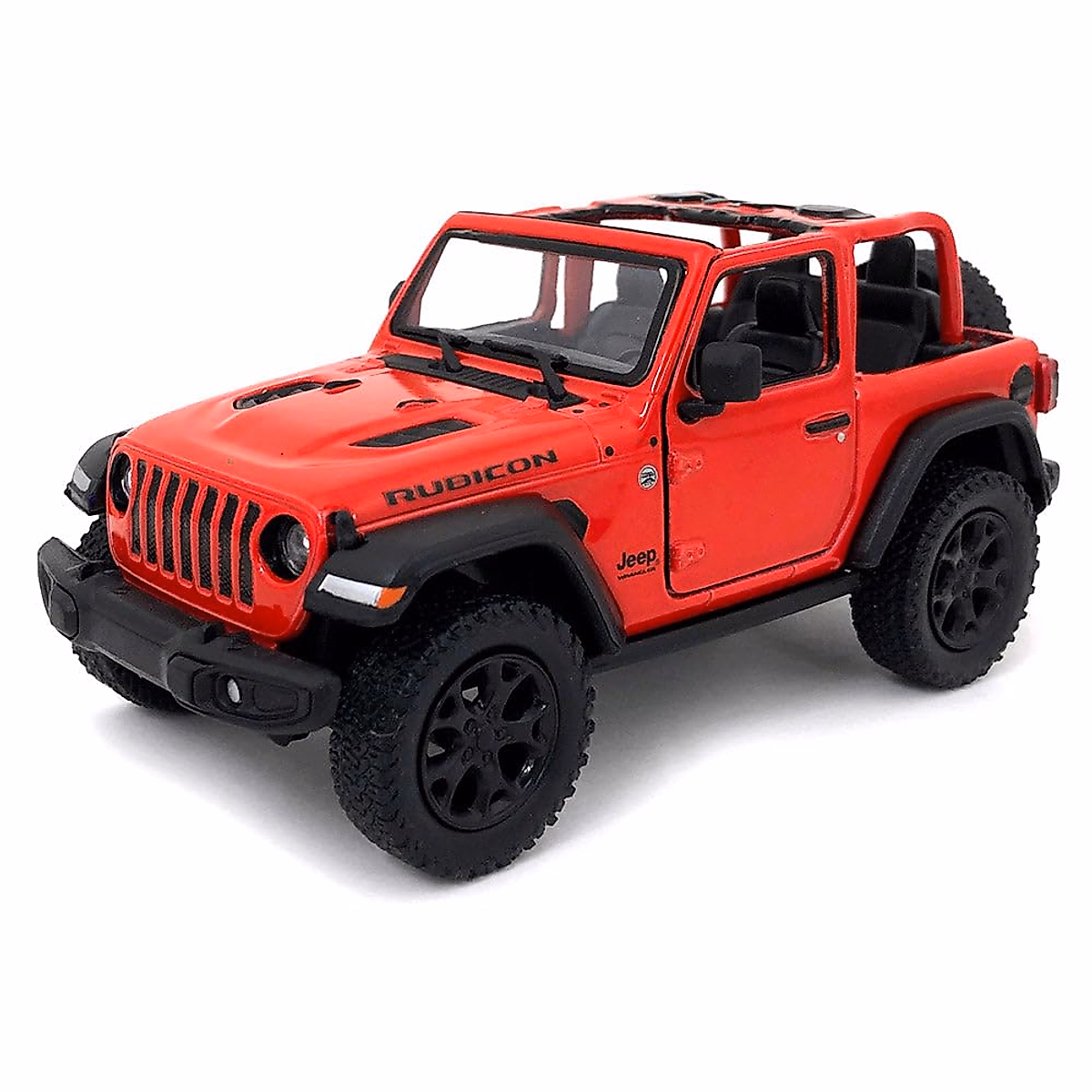 KINSMART 2018 Jeep Wrangler 1:34 Scale Die Cast Model 4 Set