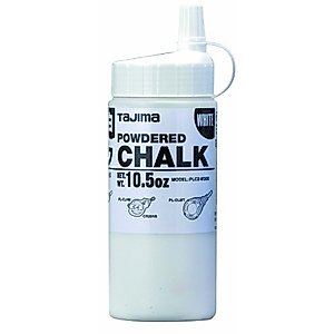 Tajima PLC2-W300 White Ultra Fine Snap Line Chalk, with easy fill nozzle 10.5 oz. Model: PLC2-W300 Tools & Home Improvement