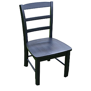 Ladder Back Chairs (Black)