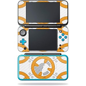 MightySkins Carbon Fiber Skin for Nintendo New 2DS XL - Battle Ball | Protective, Durable Textured Carbon Fiber Finish | Easy to Apply, Remove, and Change Styles | Made in The USA (CF-NI2DSXL-Battle Ball)