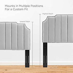 Modway Colette Platform, Full, Light Gray