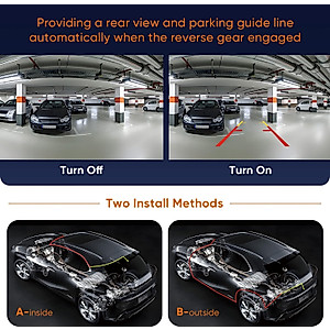 HUPEJOS V7 64G Dash Cam with Type-C Hardwire Kit with Radar Detection