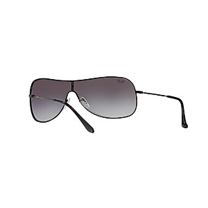 Ray-Ban Men's RB3211 Pilot Sunglasses, Black, 38mm