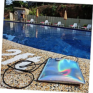 COLLBATH S - Cell Holographic with for Bag Size Hologram Clutch Pouch Girls Wallet Women Crossbody Cash Shoulder Phone Purse Leather Evening Handbag Chain Pu