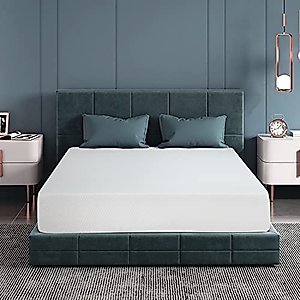 6/8/10/12 inch Gel Memory Foam Mattress for Cool Sleep & Pressure Relief, Medium Firm Mattresses CertiPUR-US Certified/Bed-in-a-Box/Pressure Relieving (10 in, Queen)