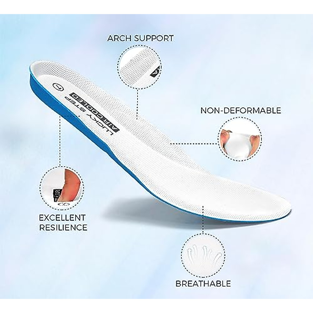 LUCKY STEP Women‘s Fashion Sneakers Classic Casual Tennis Lace up PU Leather Walking Shoes Comfortable Non Slip Sneakers(White,9B(M) US)