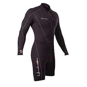 Henderson Man Thermoprene Long Sleeve 3mm Shorty / Jacket (Front Zip) Scuba Diving Wetsuit-Medium