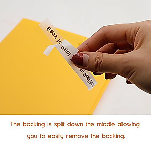 Wonfoucs Compatible Label Tape Replacement for Brother Label Maker Tape TZe-131 TZe-231 TZe-335 12mm 0.47 Laminated White/Clear/Black TZ Tapes for Brother P-Touch PTH110 PTD210 PTD200, 3-Pack