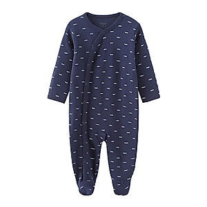 Kiddiezoom Baby and Toddler Boys'Snug Fit Footed Cotton Pajamas Cotton Footed Sleep and Play