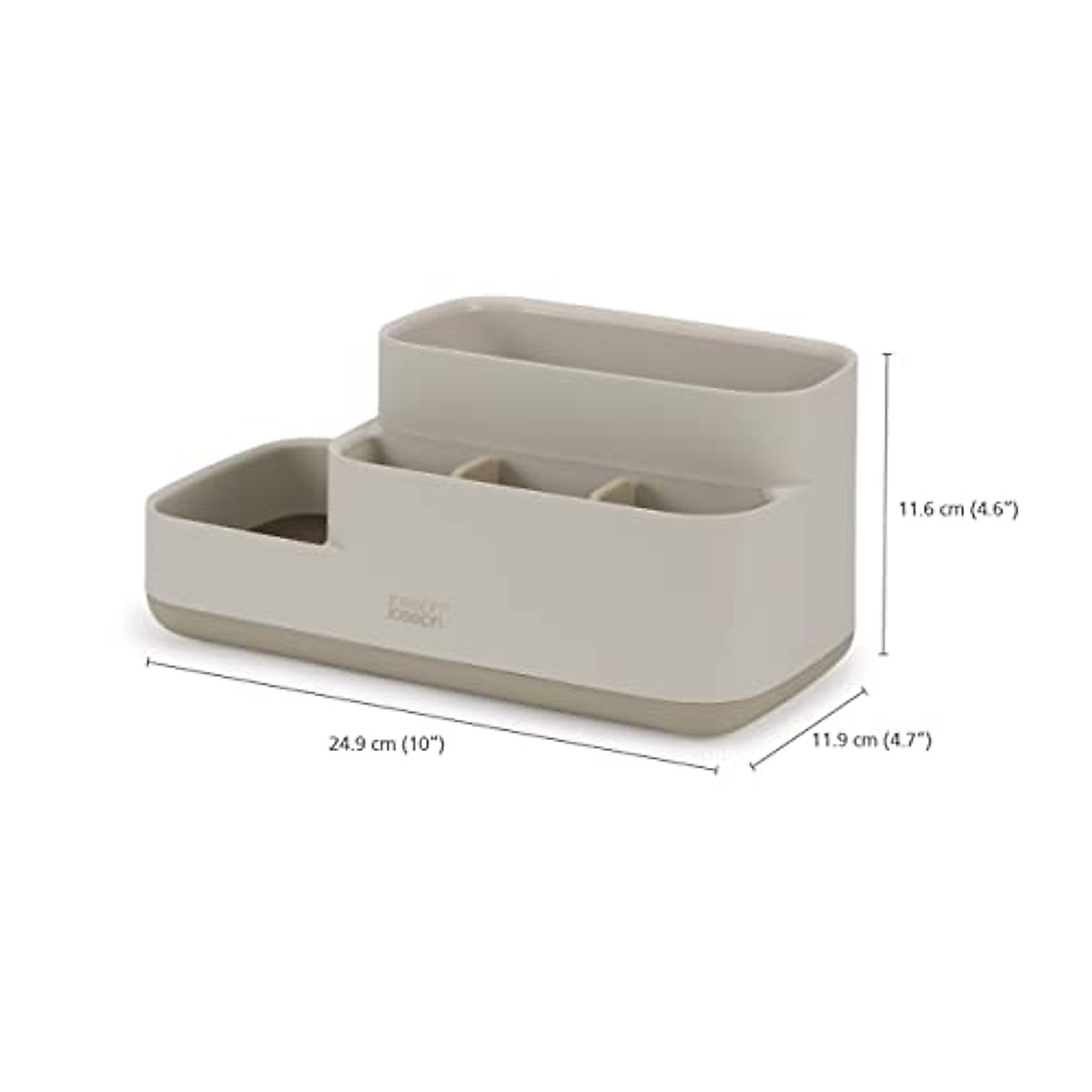 Joseph Joseph EasyStore - Bathroom Storage Caddy Organiser for bathroom accessories - Ecru