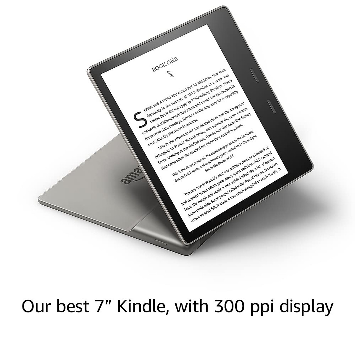 International Version – AT&T – Kindle Oasis – With 7” display and page turn buttons - 32 GB, Graphite - Free 4G LTE + Wi-Fi