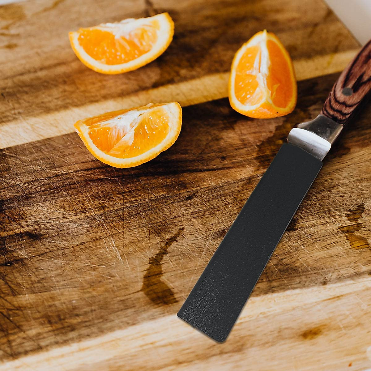 KVZVK Universal Knife Edge Guards Set, Non-Scratch Felt Lining Kitchen Knives Covers,Universal Blade Edge Cover Guards for Chef Knives, Protect More Durable on Your Blades(4Pcs)- Knives Not Included