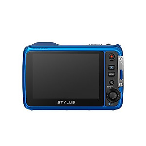 Olympus Stylus TG-630 iHS Digital Camera with 5x Optical Zoom and 3-Inch LCD (Blue) (Old Model)