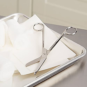 McKesson Lister Bandage Scissors - Sharp and Durable Stainless Steel Blades for Easy and Safe Wound Dressing Removal, 7 1/4 in, 1 Count
