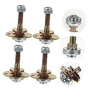 DOITOOL 4pcs Rocking Chair Bearing Rocker Glider Mechanic Accessories Machine Screws Glider Rocker Parts Patio Chair Screws Glider Chair Hardware Rocking Chair Connecting Piece Iron Nut