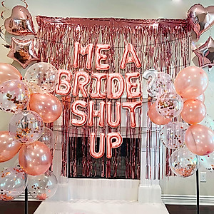 LaVenty Me A Bride? Shut Up! Banner Balloons Bachelorette Party Decorations Funny Bridal Shower Party Bachelorette Party Decorations