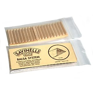 40 SAVINELLI Balsa wood filters - 40 x 6mm Pipe Filter